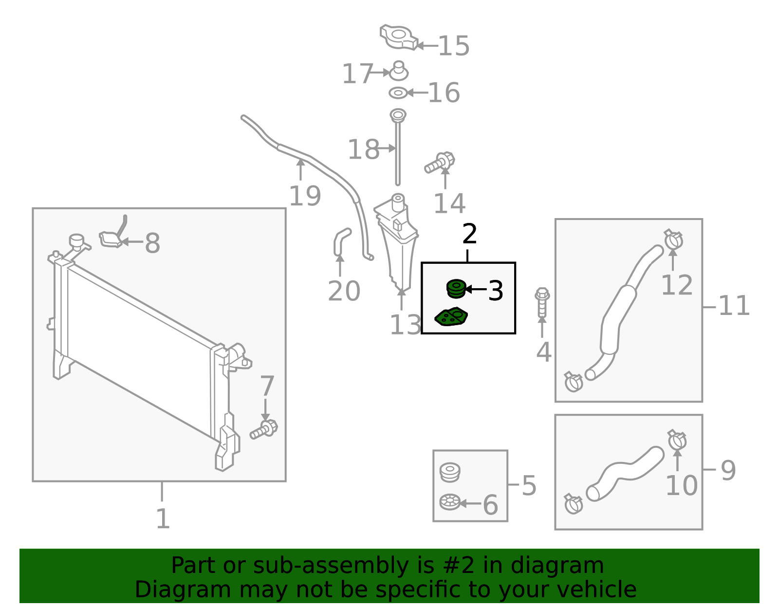 25333-2M100 - High-Quality Radiator Mount Bracket for 2010-2012 Hyundai ...