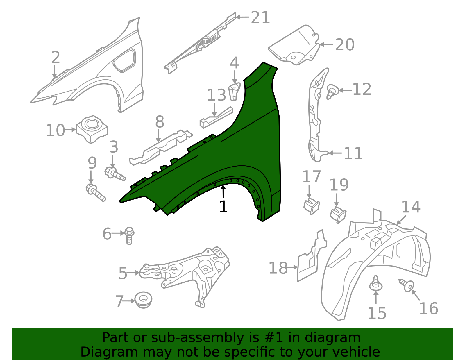 31468171 - Fender 2019-2025 Volvo | Euro Parts 4 Less