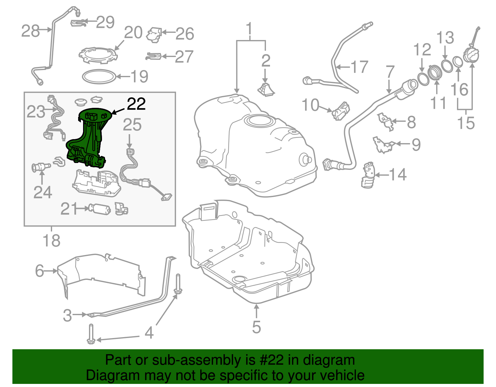 2018-2024 Toyota Camry Suction Case 77024-06310 | Toyota Parts Center