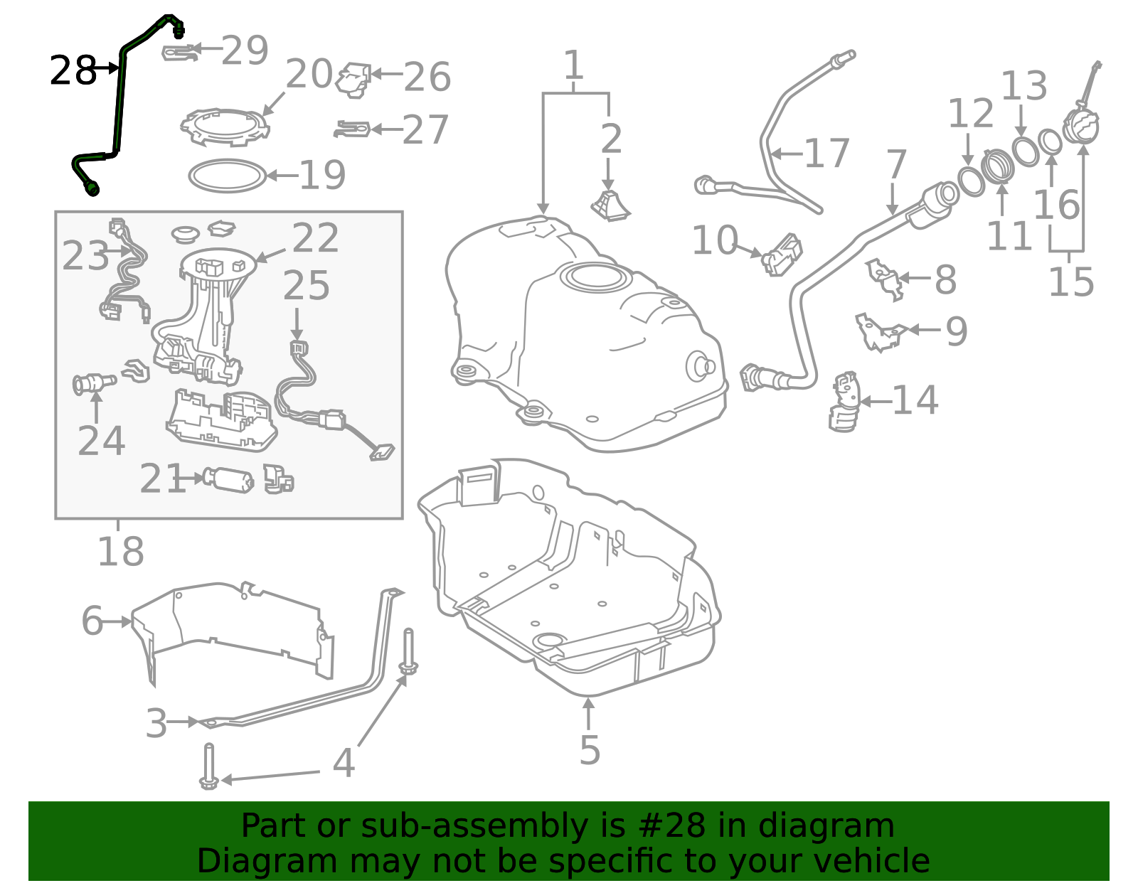 2018-2025 Toyota Fuel Return Line 77209-06101 | Lithia Toyota Parts