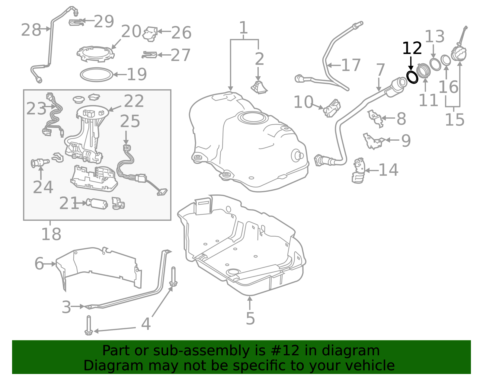 77391-02040 - Fuel Tank Filler Neck Retaining Ring 1997-2025 Toyota ...