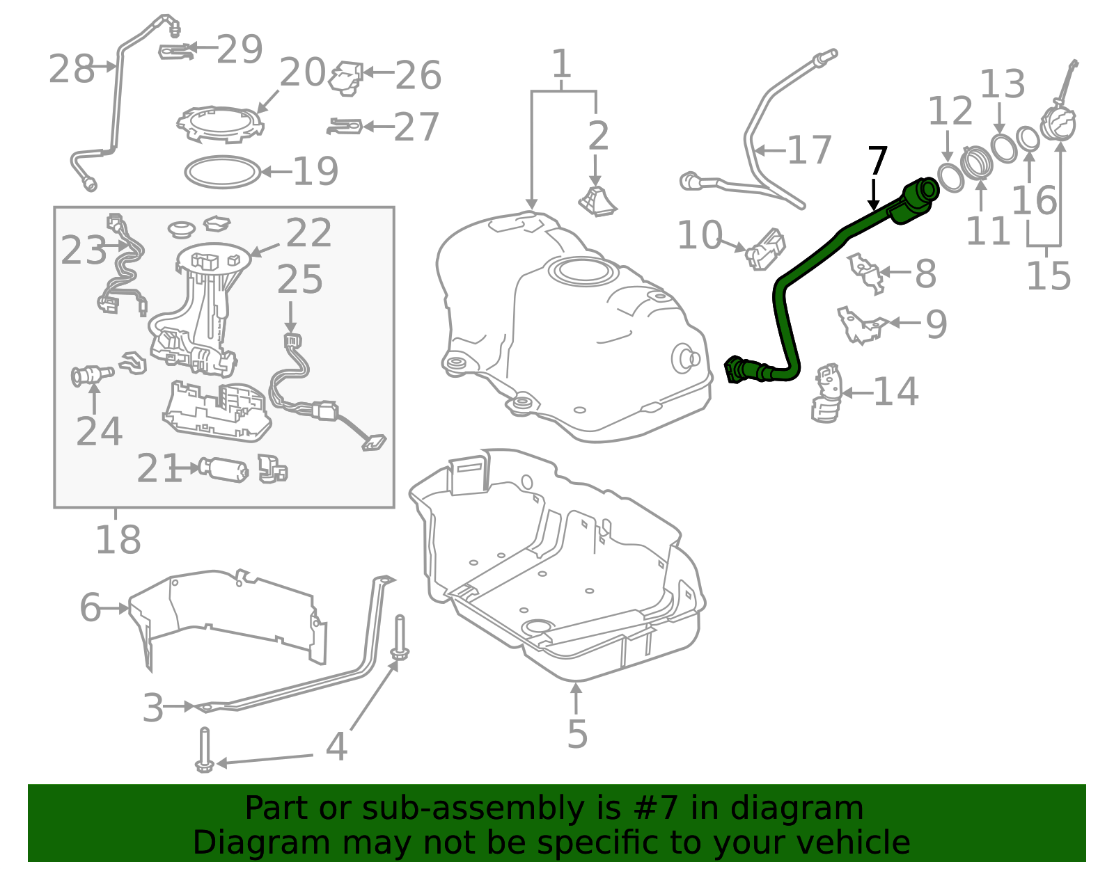 77201-06300 - Fuel Tank Filler Neck Longo Toyota Parts