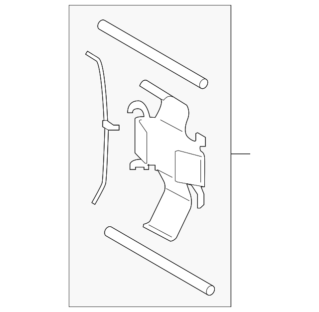 2015-2023 Ford Mustang Caliper Retainer Clip FR3Z-2068-C | Varsity Ford