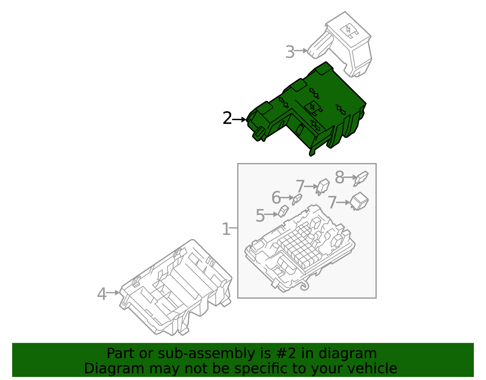 GM 22791881 Accessory Wiring Junction Block Cover | Genuine GM & AC ...