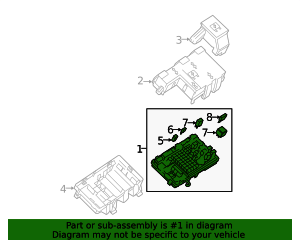 2017-2020 GM Body Wiring Harness Junction Block 84184428 | Applegate ...