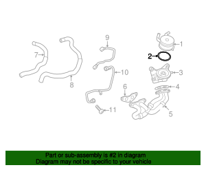90301-67004 - Engine Oil Cooler O-Ring - 1995-2016 Toyota | Toyota ...