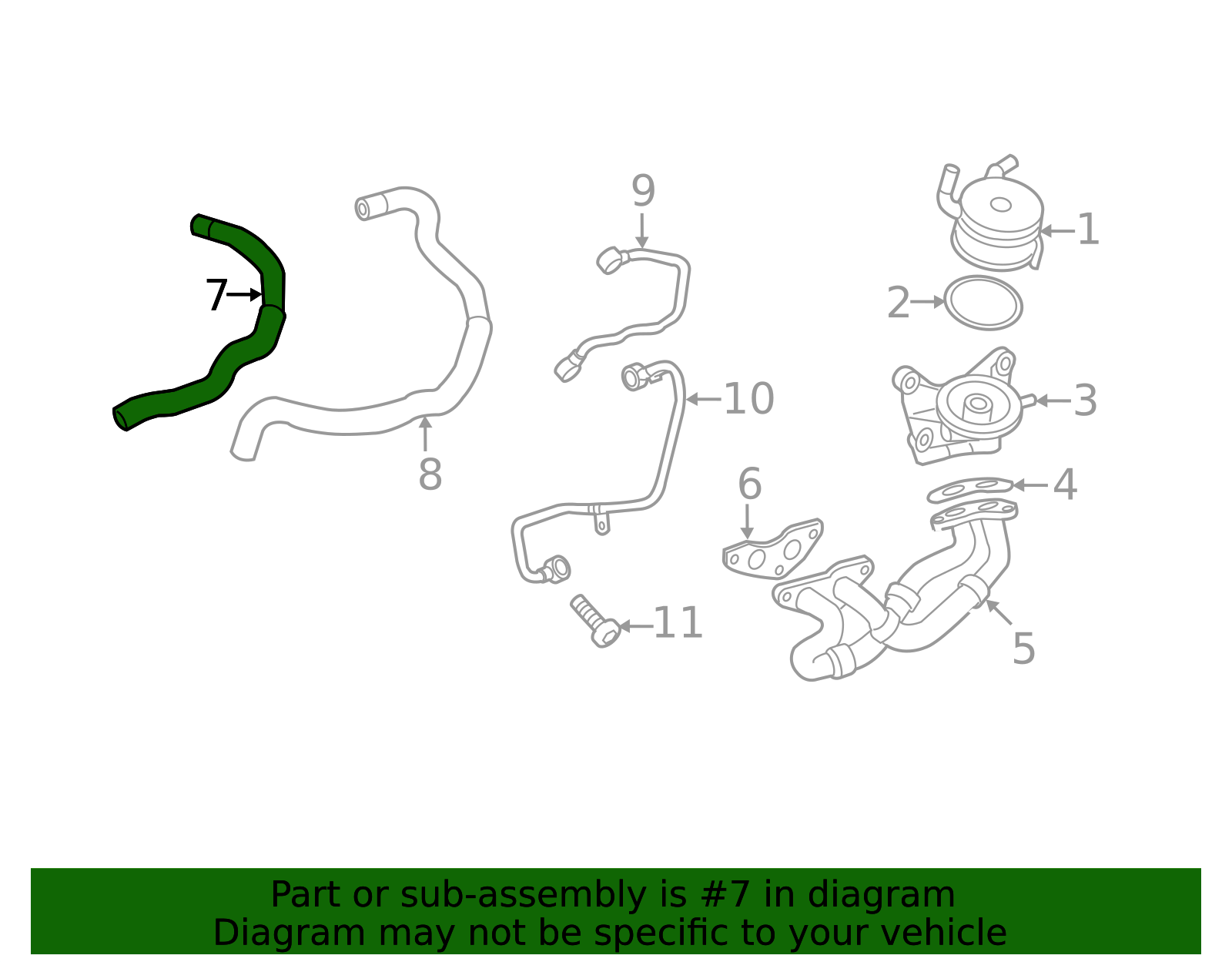 Genuine Official Toyota Engine Coolant Hose part# 16281-31030 for ...