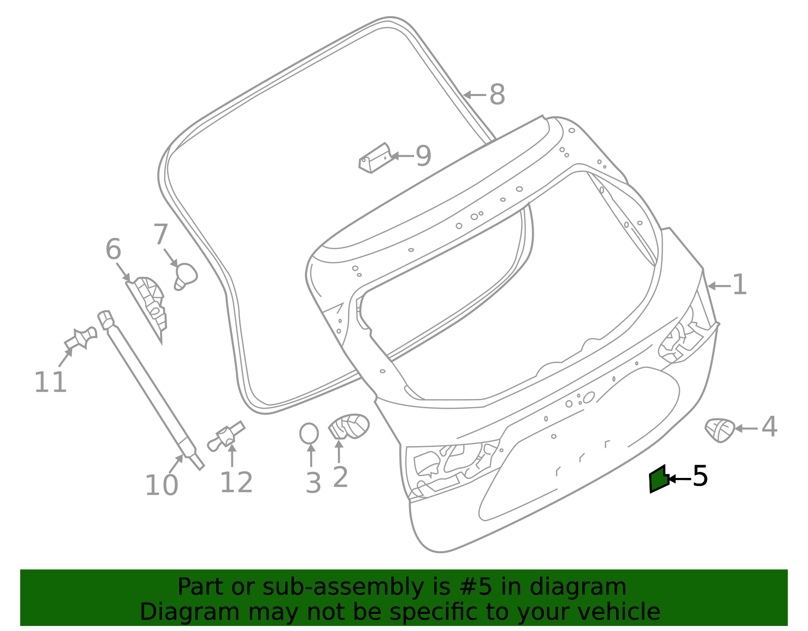 84816-3VA1A - Lift Gate Protector 2015-2025 Nissan | Official Nissan ...