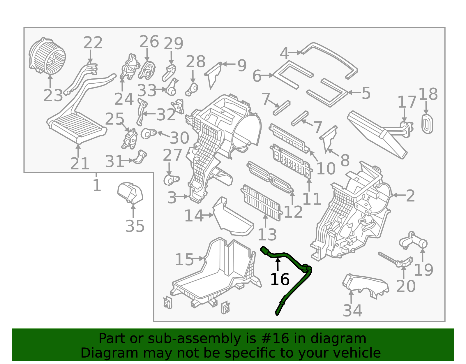 97173-B2000 - Drain Hose 2014-2019 Kia Soul | Kia.Parts Store