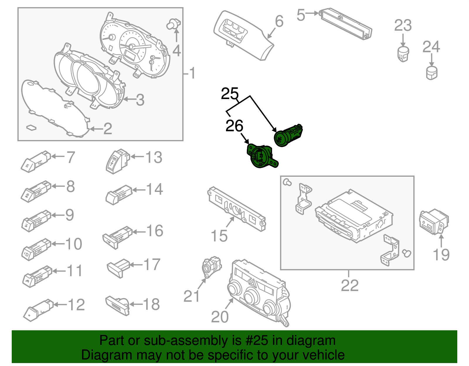 93110-2P000 - Ignition Switch 2011-2015 Kia Sorento | Kia.Parts Store