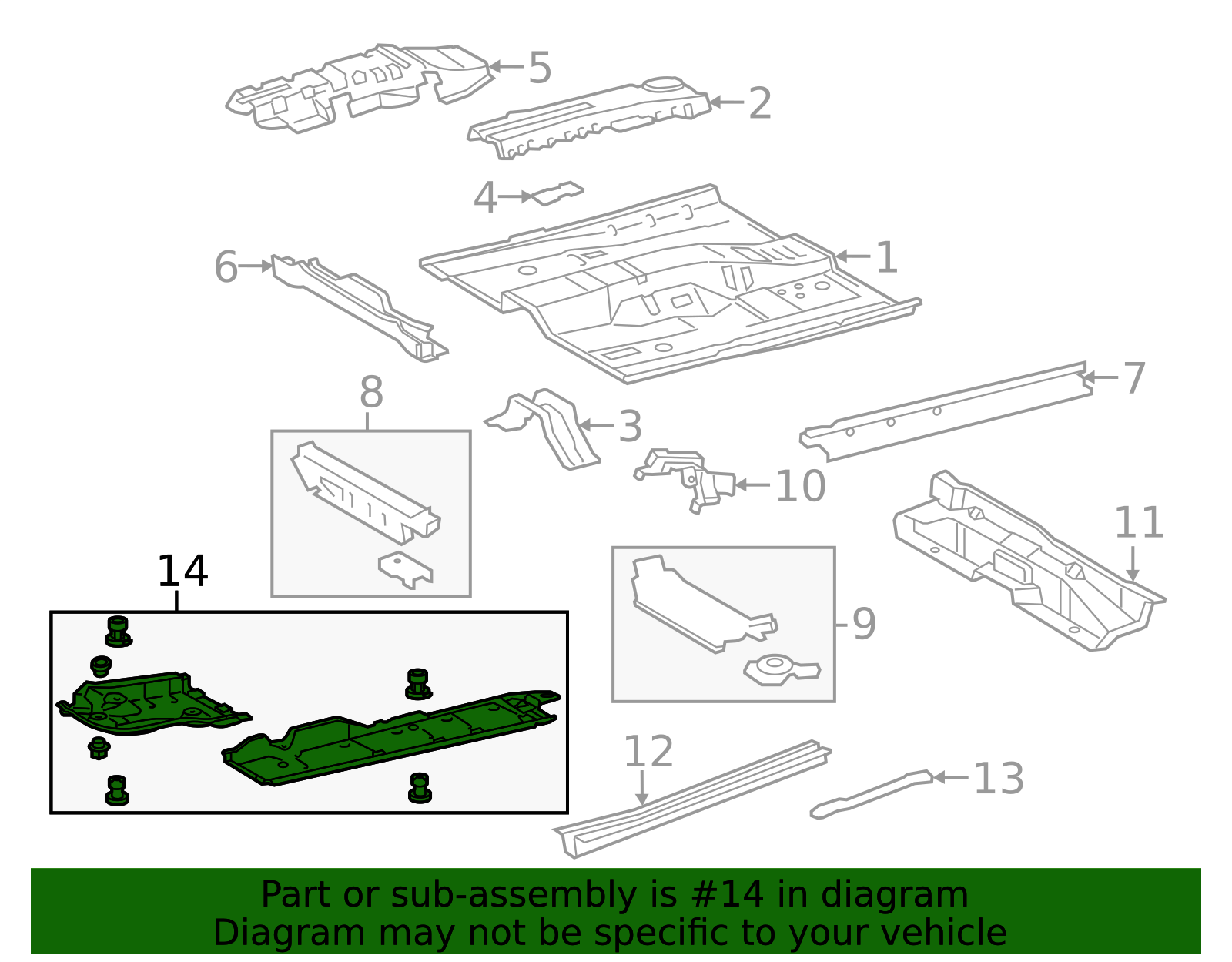 2012-2017 Toyota Camry Under Cover 58168-06010 | MotorMotor