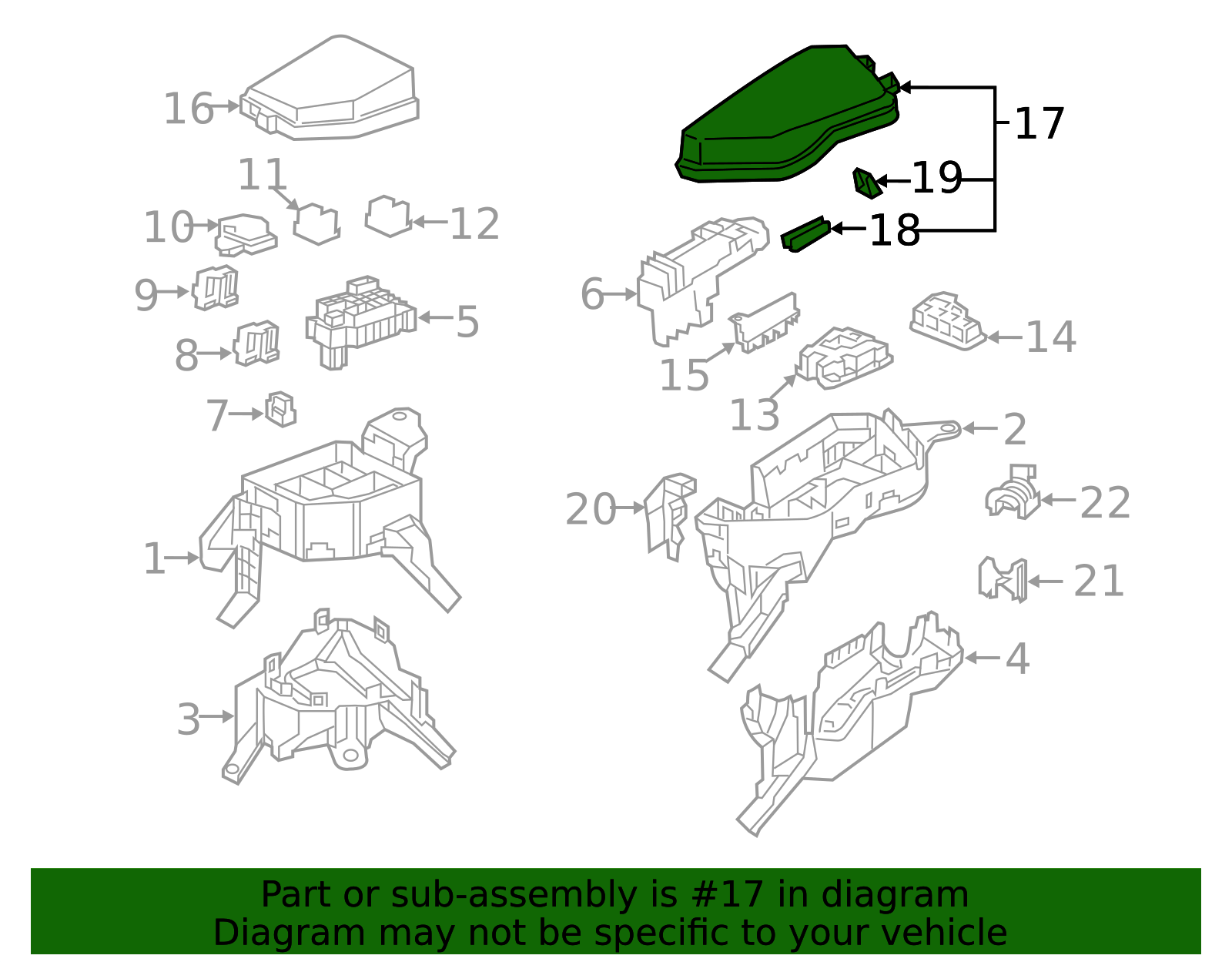 2019-2024 Toyota RAV4 Upper Cover 82662-42660 | Toyota Parts Center