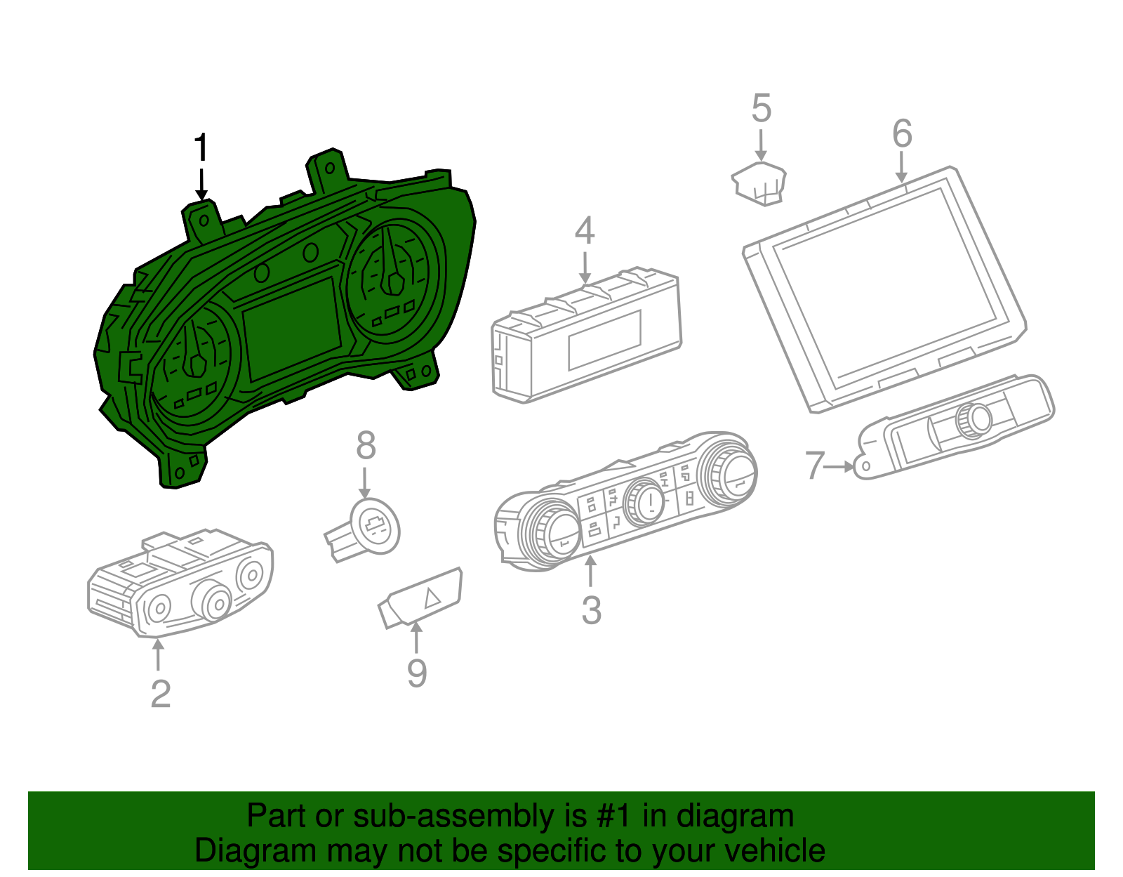 2020 GMC Terrain Cluster 84983526 | Shop Matick Buick GMC