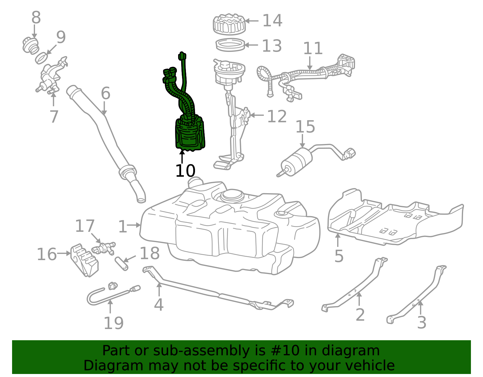2001-2005 Porsche 911 Fuel Pump 996-620-107-BX | Gaudin Porsche Parts