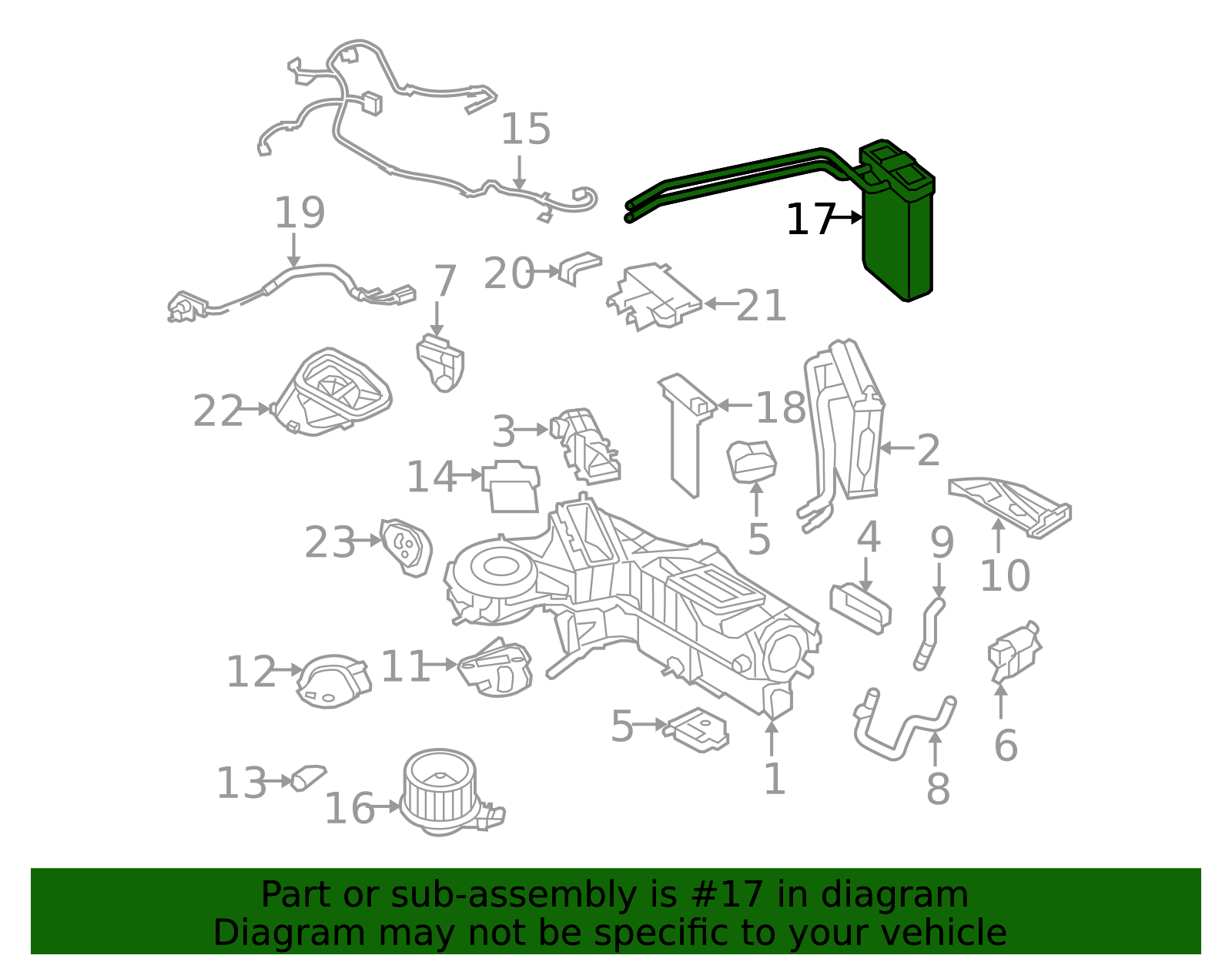 2006-2010 Ford Heater Assembly Less Radiator NHC-20 | OEM Parts Online