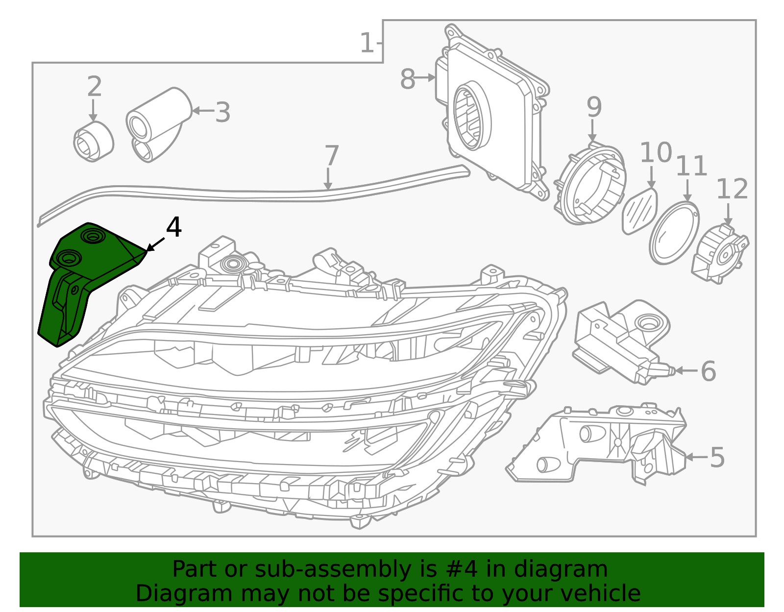 Hyundai - 92152-CU000 - Inner Bracket - 2023-2025 Genesis GV60 | OEM ...