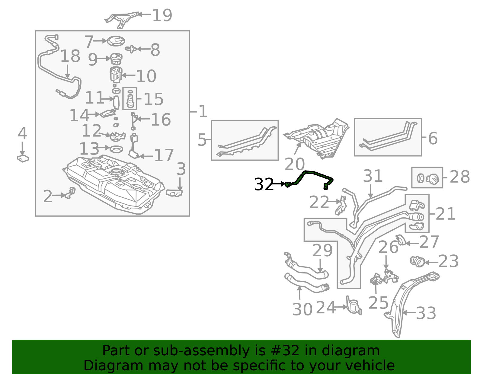 77404-21010 - High-Quality Fuel Tank Vent Hose for 2005-2010 Scion tC ...