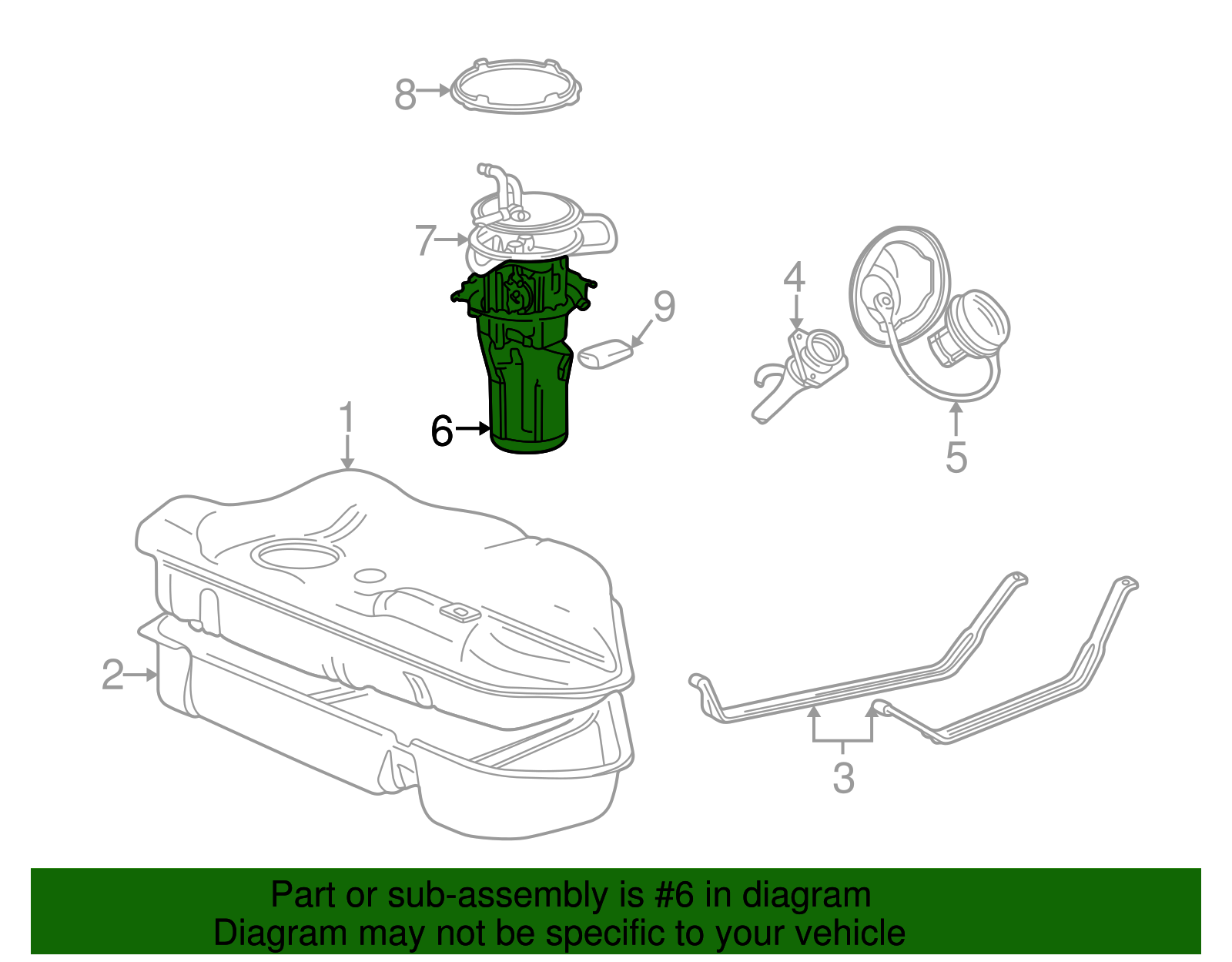 2004-2007 Ford Motorcraft™ Fuel Pump And Sender Assembly PFS-1408 ...