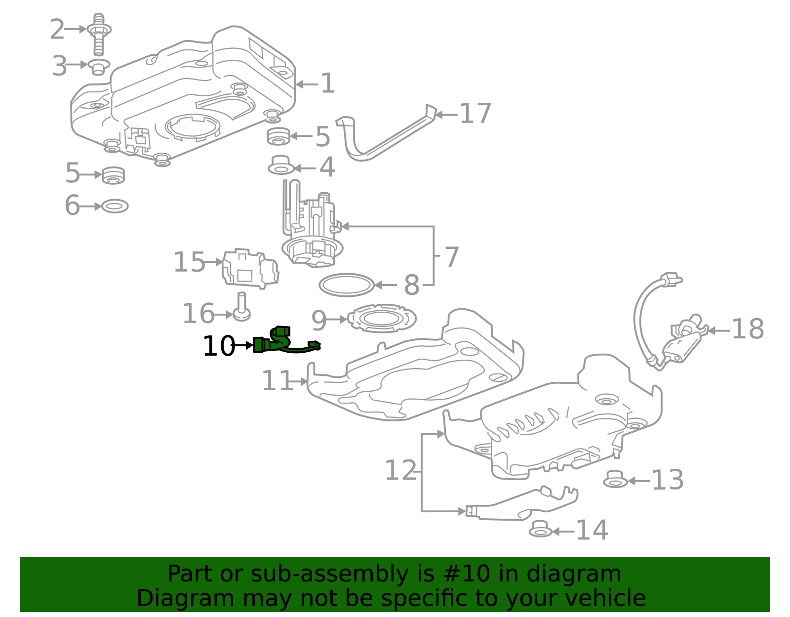 2019-2022 GM Emissions Reduction Fluid Tank Reservoir Wiring Harness ...