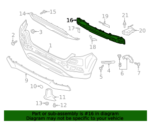2018-2021 Hyundai Kona Reinforced Beam 86631-J9000 | OEM Parts Online