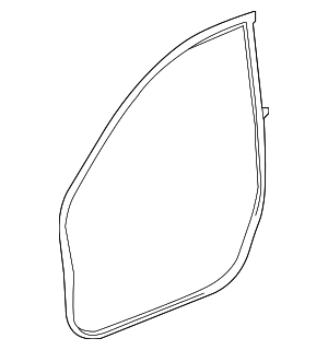 84160281 - Front Driver Side Door Weatherstrip 2016-2024 Chevrolet ...