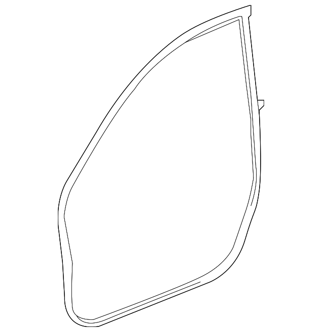 84160281 - Front Driver Side Door Weatherstrip 2016-2024 Chevrolet ...