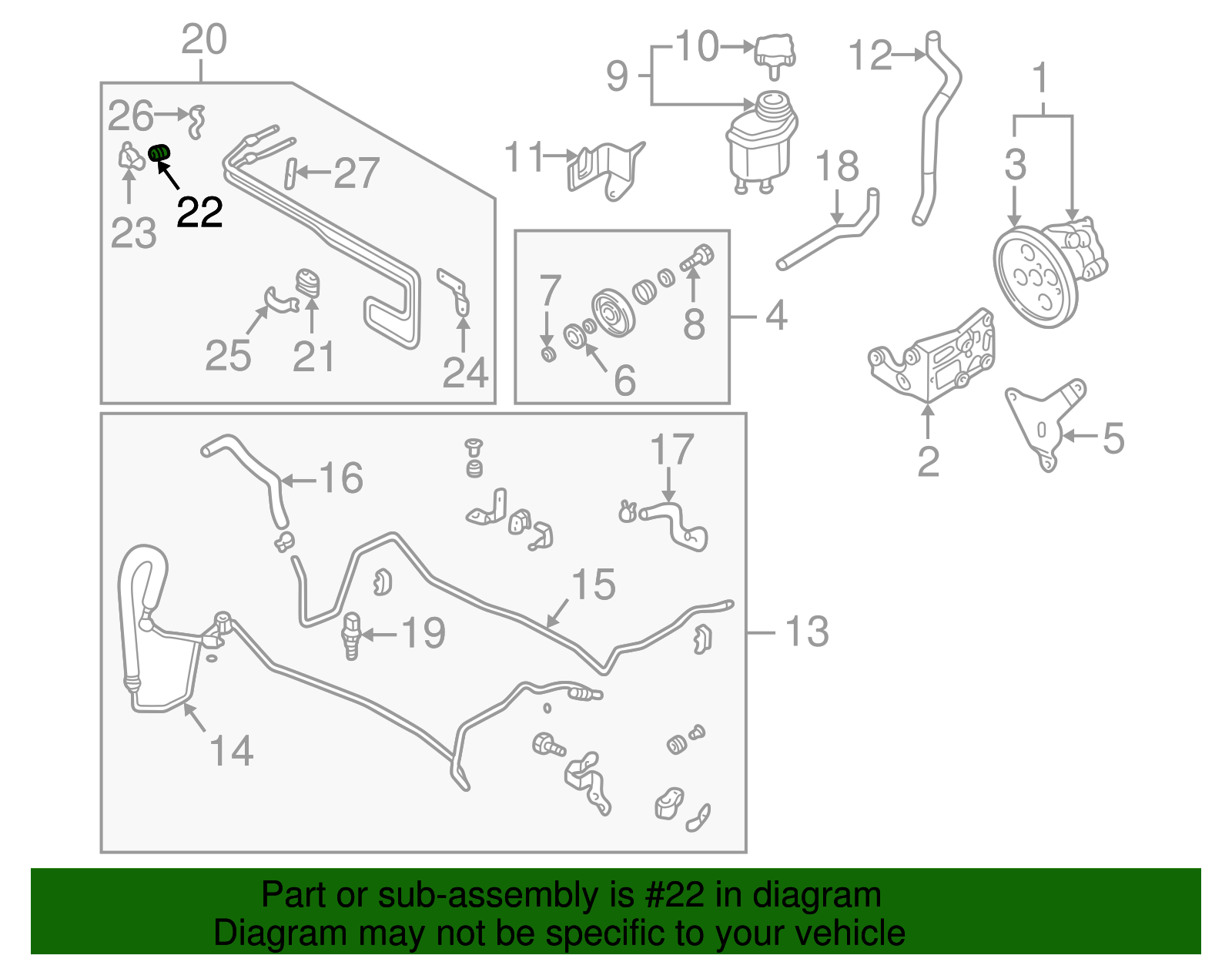 2002-2006 Infiniti Q45 Insulator 49733-AD010 | Faulkner Infiniti of ...