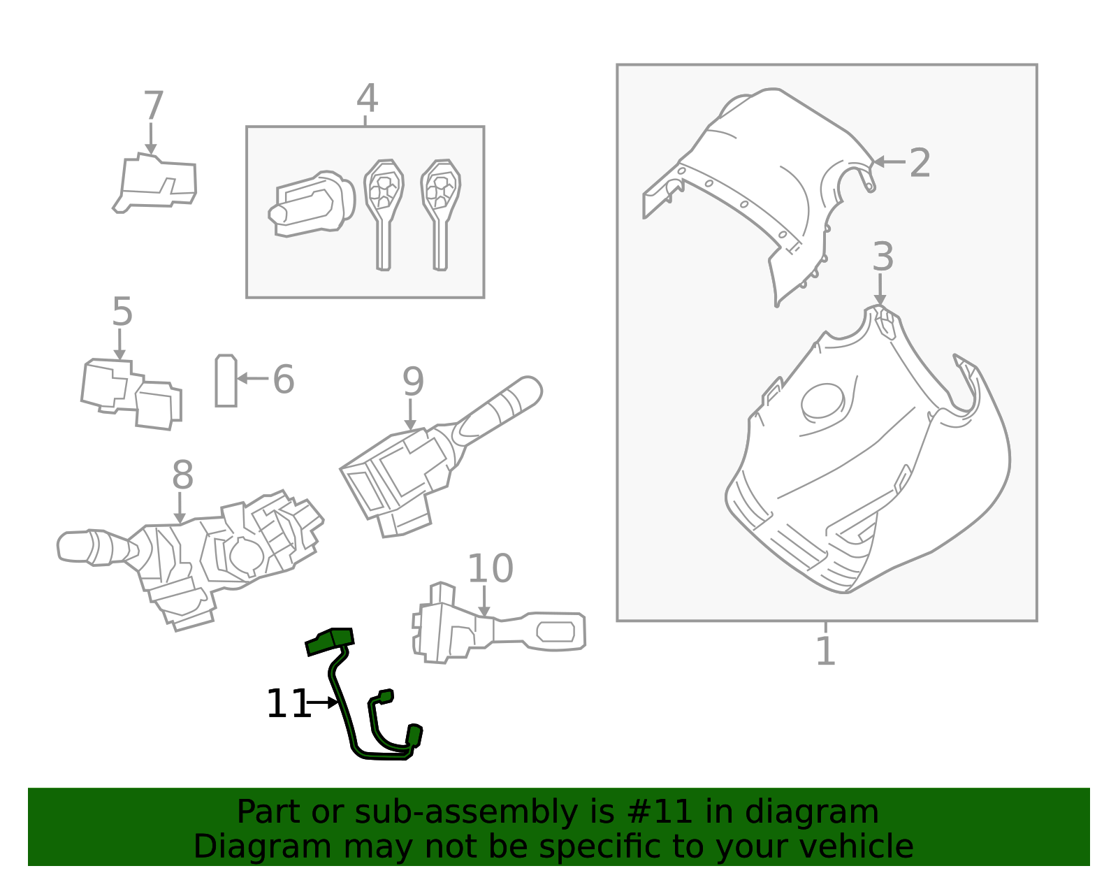 2016-2018 Toyota RAV4 Steering Column Wiring Harness 84633-0R030 ...