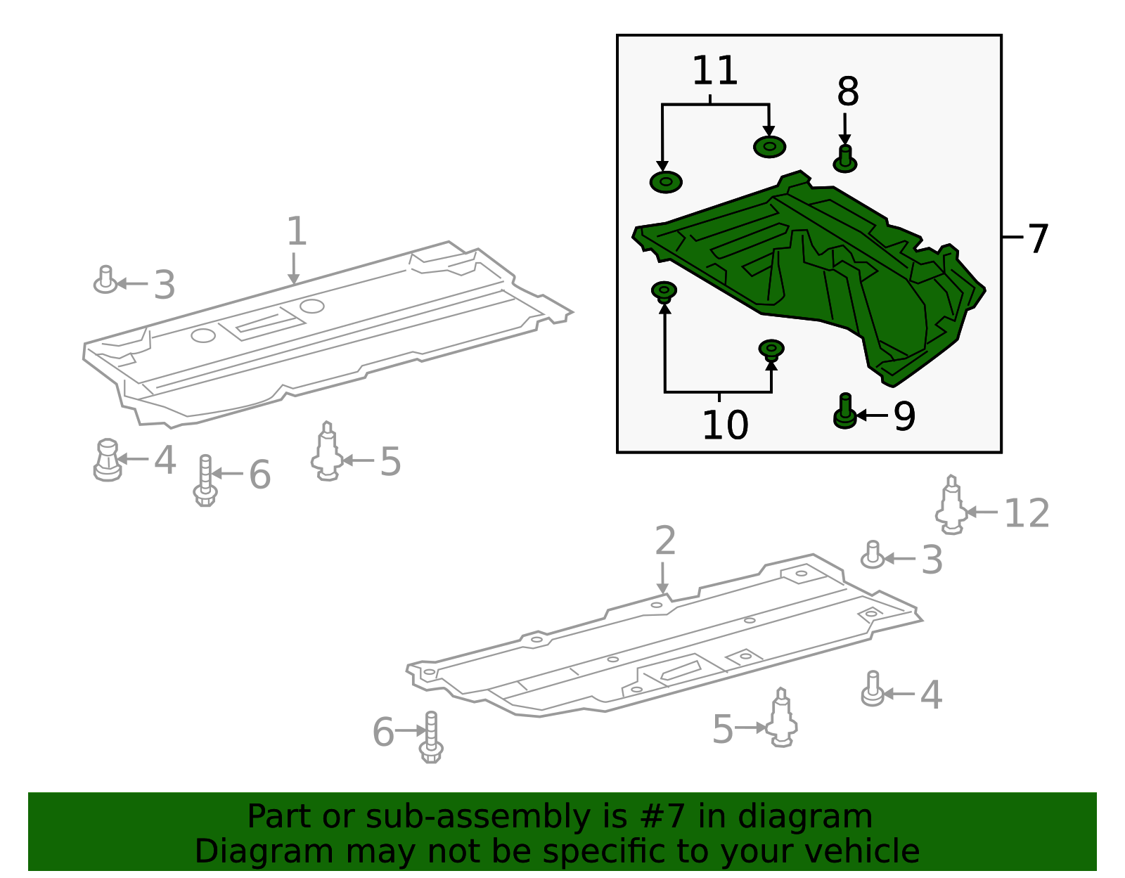 2020-2025 Toyota Corolla Rear Cover 58399-02120 | Toyota Parts Center