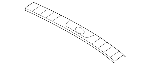2007-2012 Hyundai Veracruz Rear Sill Plate 85770-3J000-WK | QuirkParts