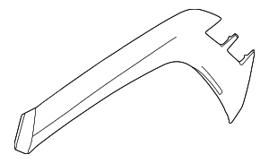 2022-2024 Hyundai Tucson Wheel Opening Molding 87743-N9100-CA | OEM ...