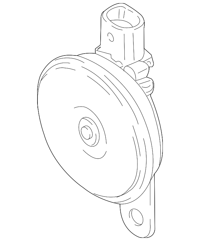 2011-2025 Porsche Alarm Horn V04-015-001-BE | Sunset Porsche Parts