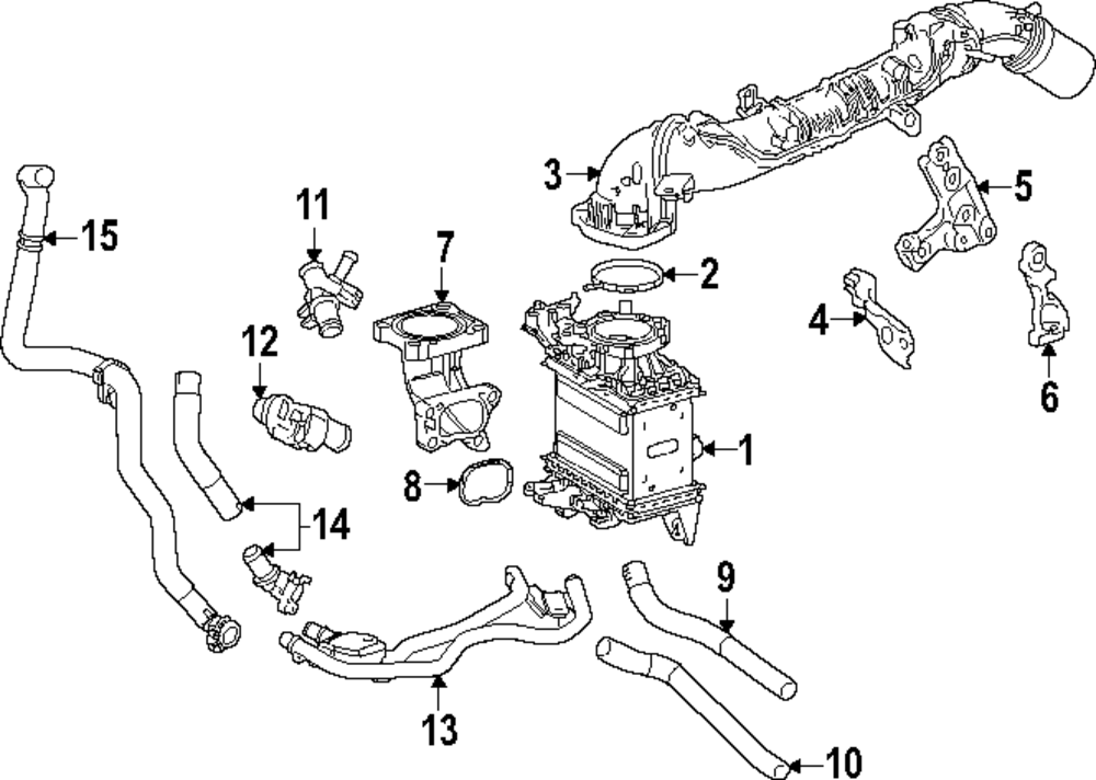 2023-2025 Toyota Crown 2023-2024 Toyota Crown - Pipe Assembly 16268 ...