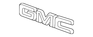 2021-2025 GMC Nameplate 84796749 | Applegate Chevrolet Parts
