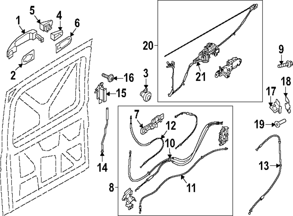 2024-2025 Ford Latch Assembly NK4Z-61264A00-F | Awesome Parts Ford
