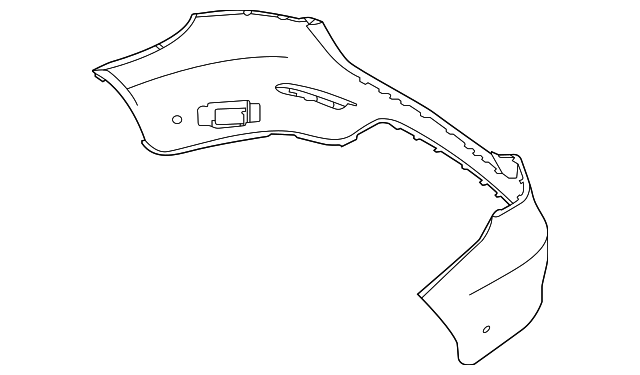 253-880-61-01-9999 - Exchange Trim, Bumper Mercedes-Benz USA Parts