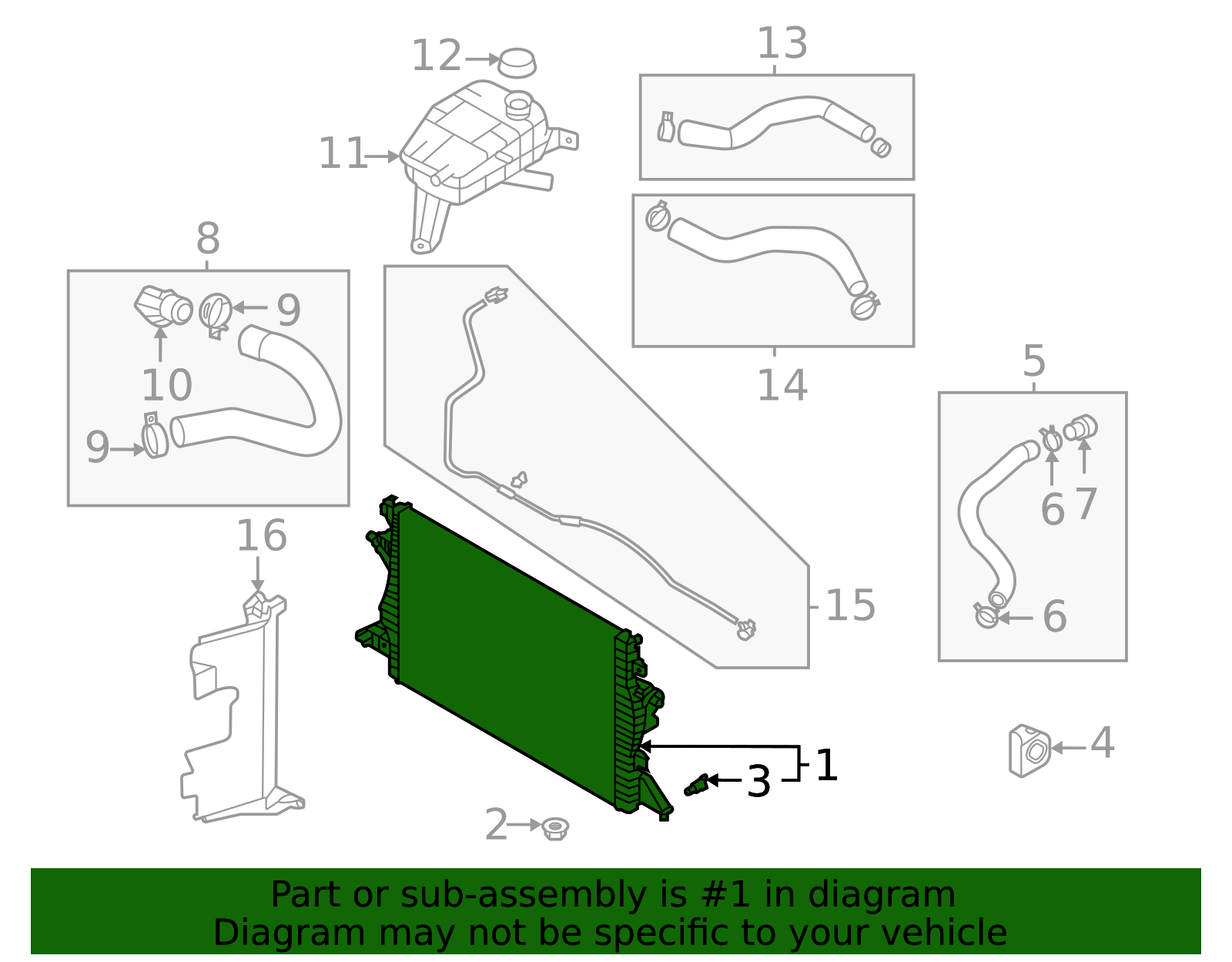 25310by100 - 2021-2024 Hyundai Elantra - Radiator | Conicelli Hyundai