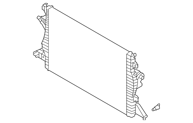 2021-2025 Hyundai Elantra Radiator 25310-BY100 | OEM Parts Online