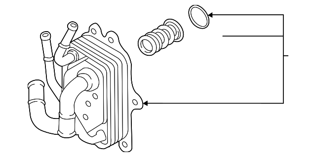 2017-2018 Kia Forte Trans Cooler 25620-F2000 | TascaParts.com