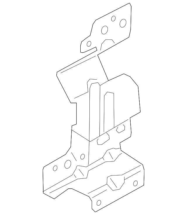 LR044225 - Lower Bracket - 2014-2020 Land Rover Range Rover Sport ...