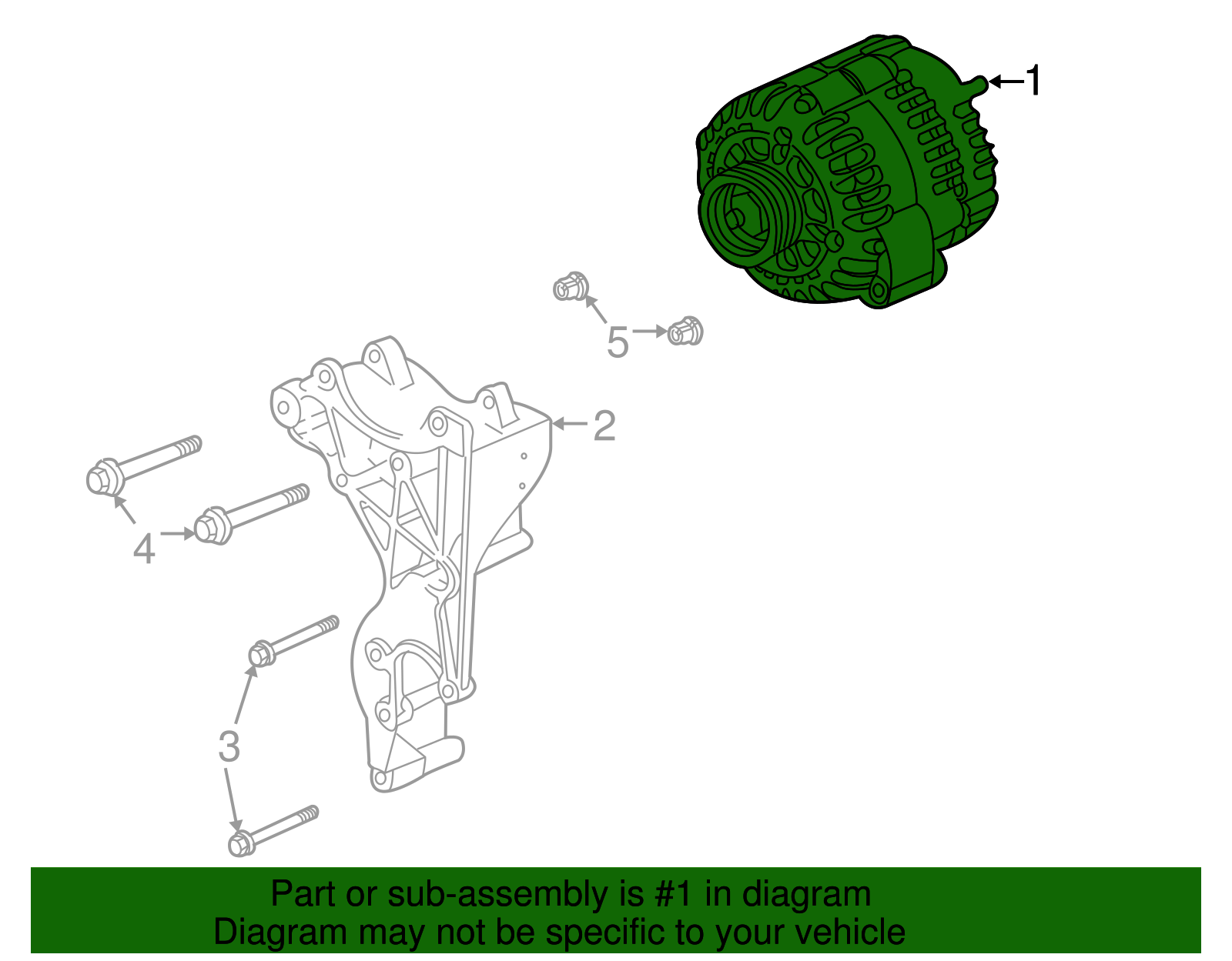 2004-2016 GM Alternator 22781131 | Shop Matick Buick GMC