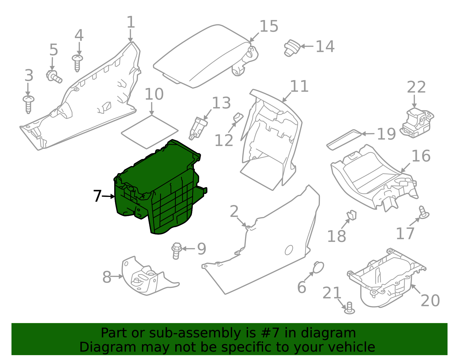 92174VC000 - 2022-2024 Subaru WRX - Box | Subaru Parts HQ