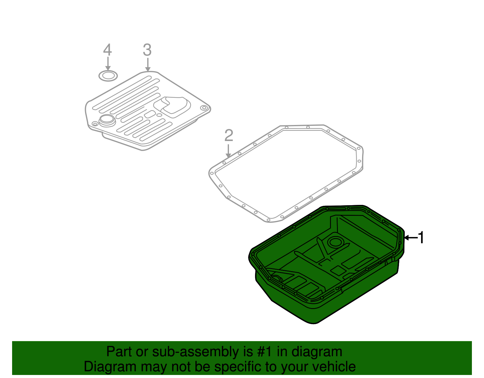 24117571202 - 2005-2006 BMW X5 Trans Pan (24-11-7-571-202) | BMW of ...