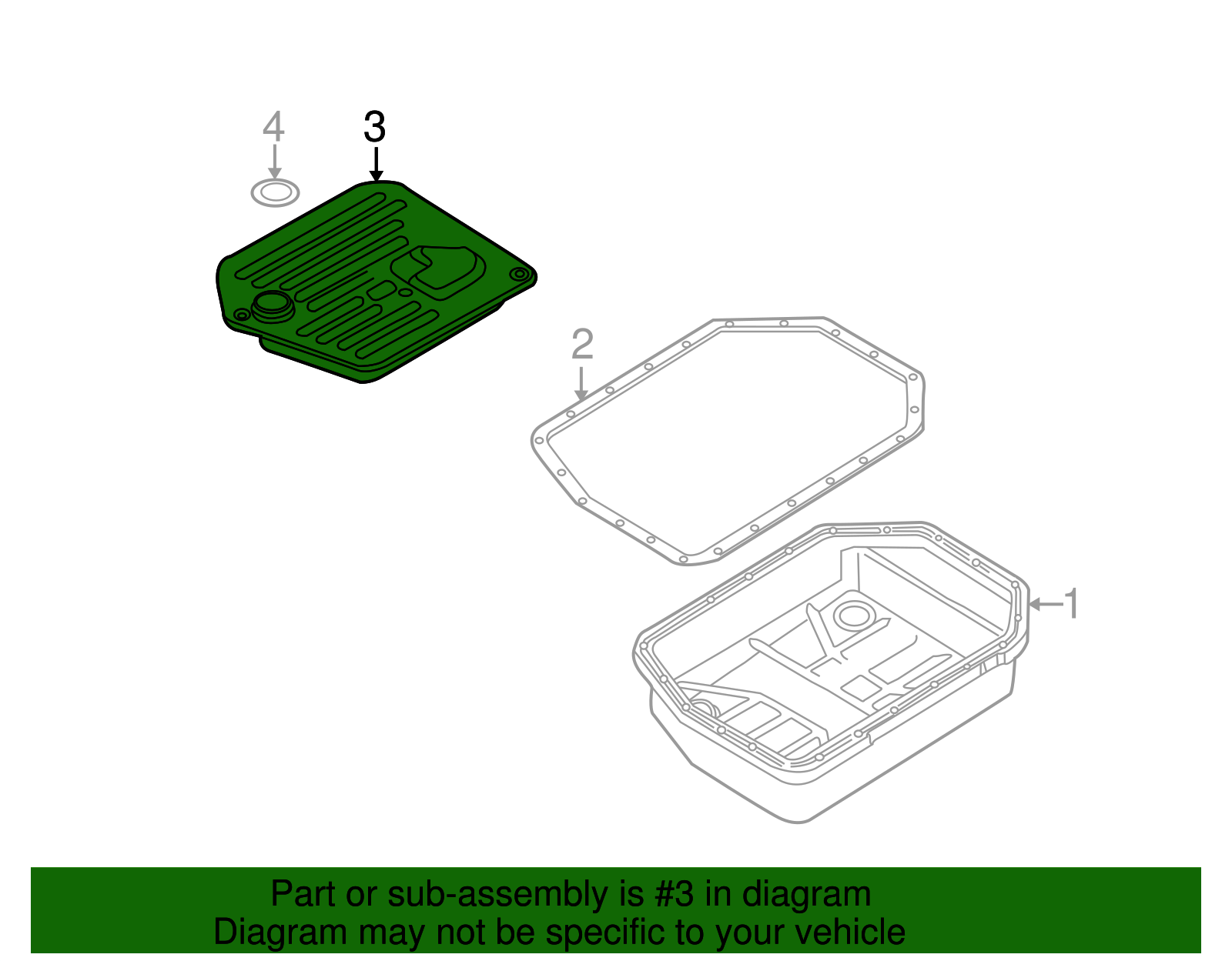 24152333899 - 2004-2014 BMW Transmission Filter Kit (24-15-2-333-899 ...