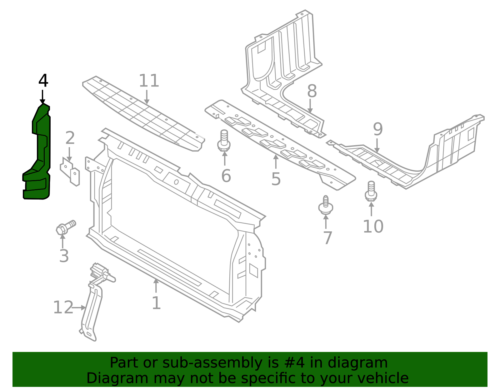 Radiator Air Deflector - OEM Engine Cooling Channel | AutoNation Parts