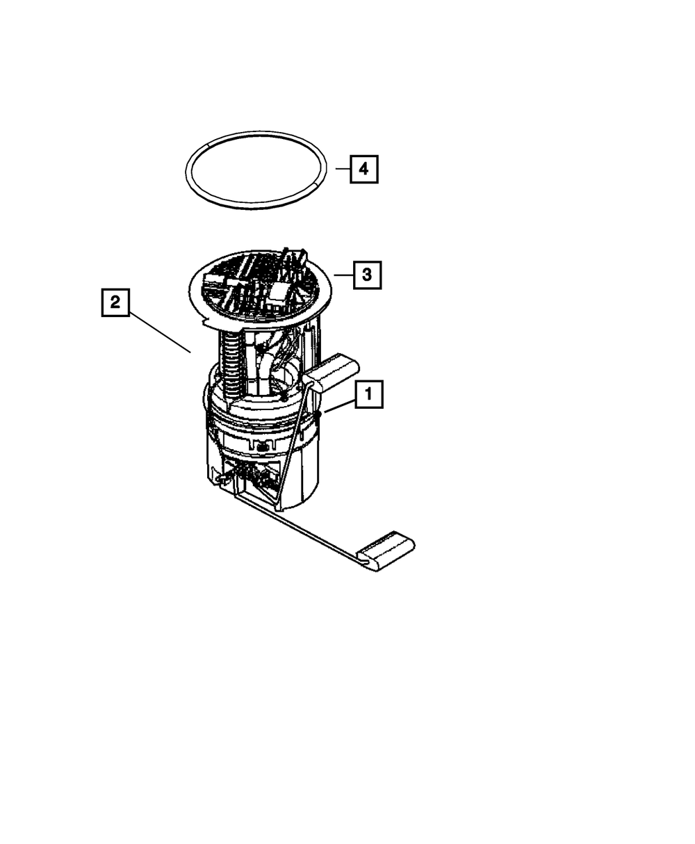 Fuel Pump/Level Unit Module Kit 68024002AD | Mopar Online Parts