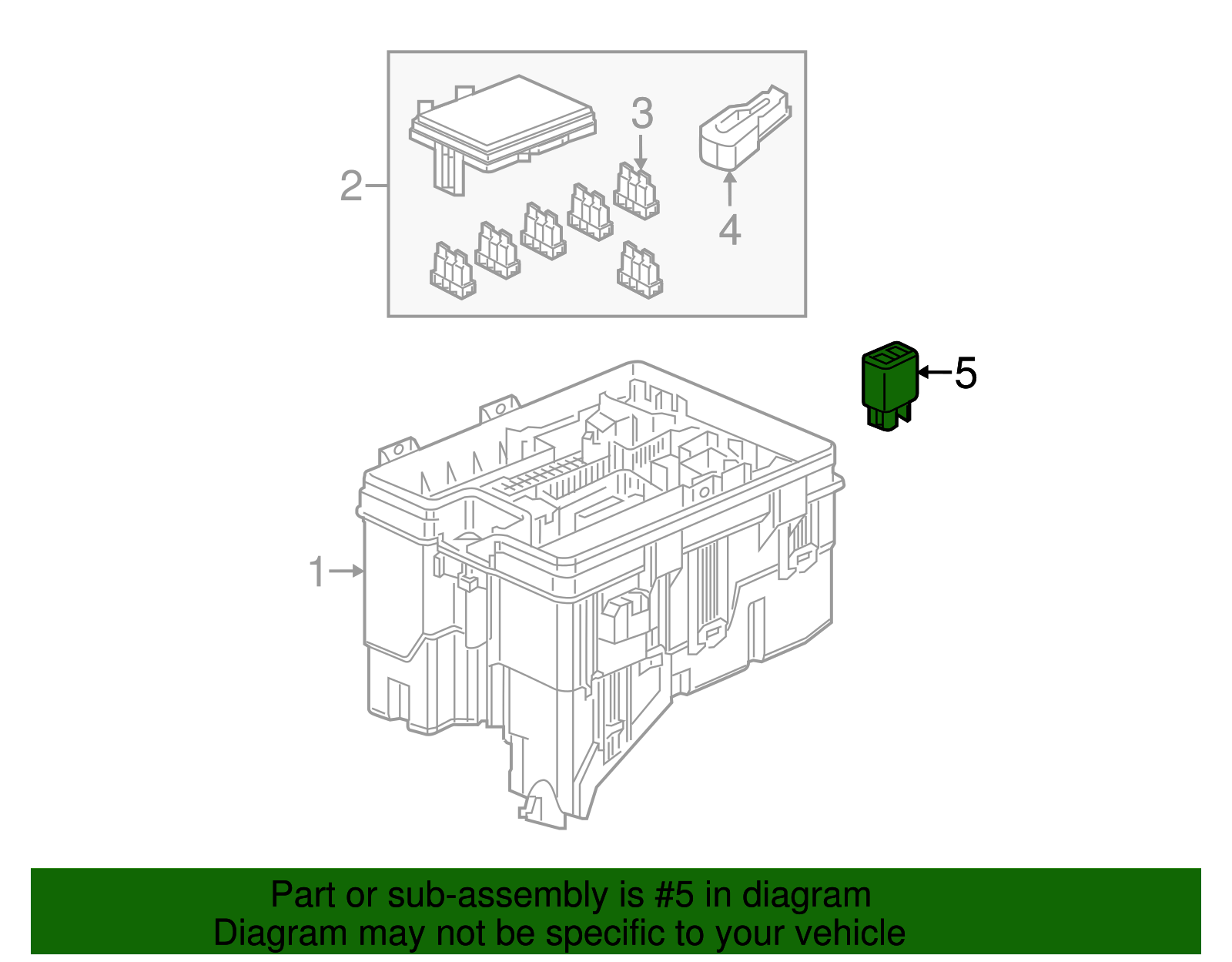 39794-SDA-A05 - Relay 2006-2025 Honda | Toronto Honda Parts