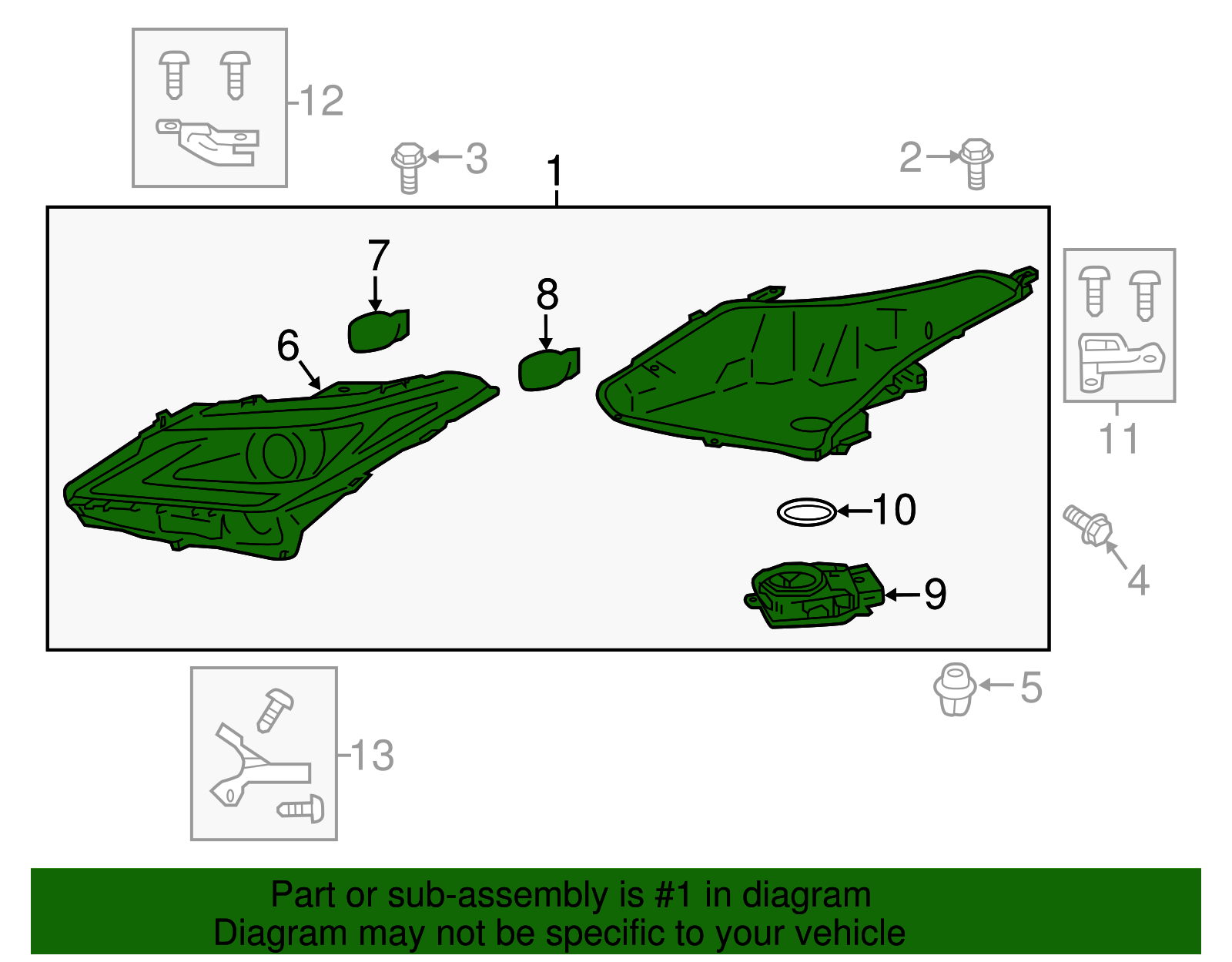 2016-2019 Lexus Composite Assembly 81150-0E271 | OEM Parts Online