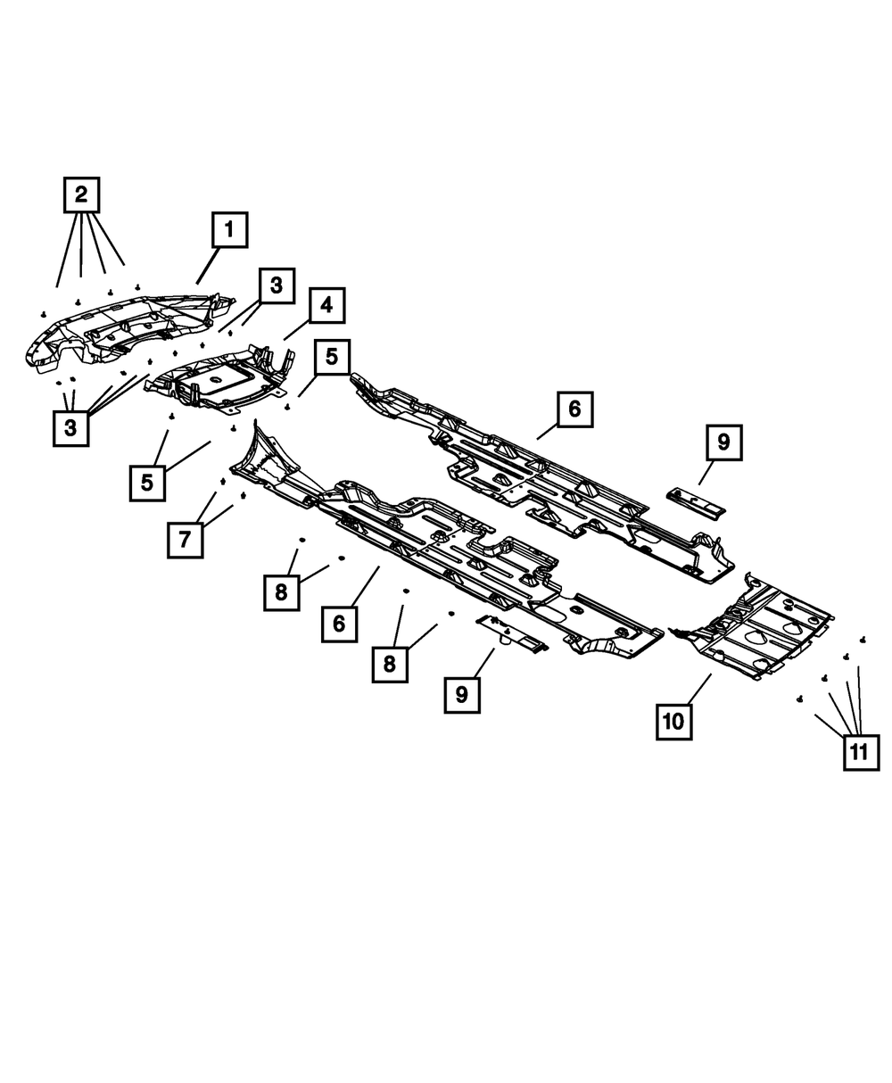 57010303AG - Front Belly Pan 2011-2023 Chrysler 300 | The Official ...