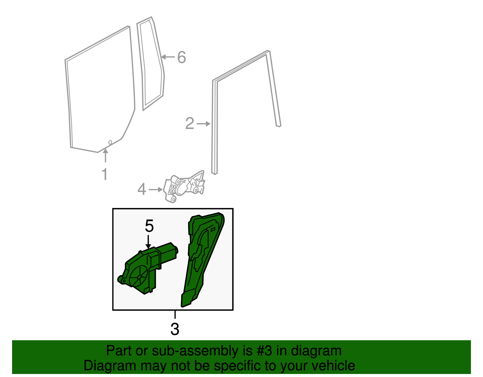 LR060139 - Window Regulator - 2008-2015 Land Rover LR2 | Land Rover ...